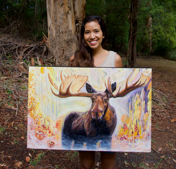 The Watcher of Worlds ~ Original Artwork - Ashmi Pathela